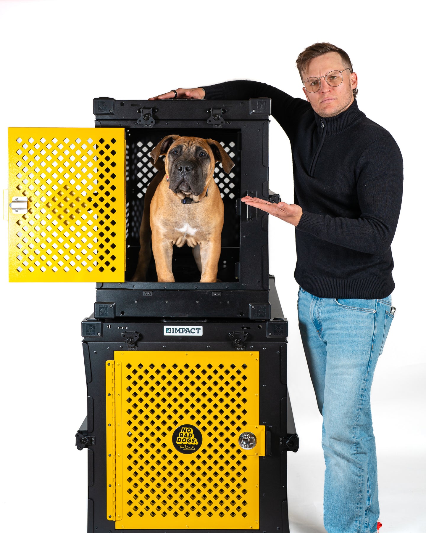 Tom Davis: "No Bad Dogs." Signature Crate – Impact Dog Crates